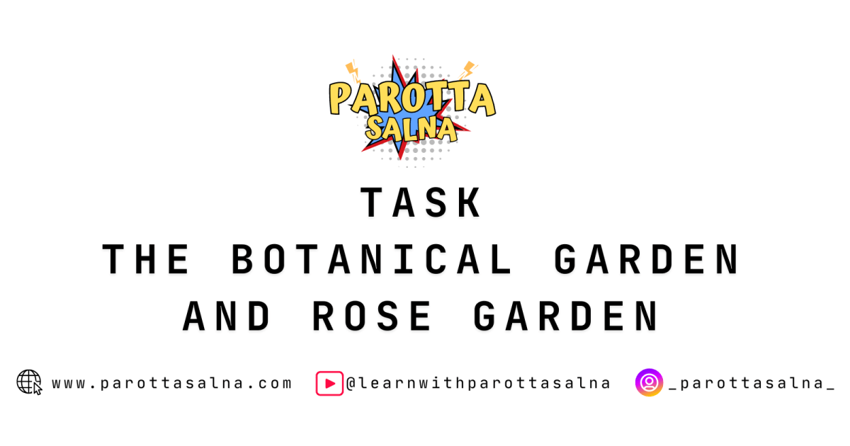 TASK – The Botanical Garden and Rose Garden – Python SETS – Syed Jafer K